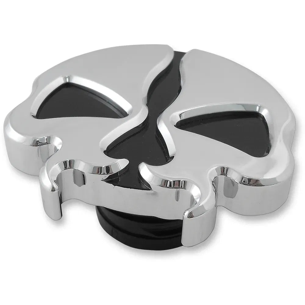 Non-Vented Split Skull Gas Cap - Chrome – Ruta 70