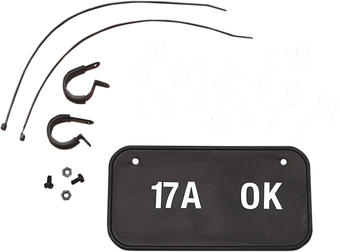 ATV License Kit - Black – Ruta 70